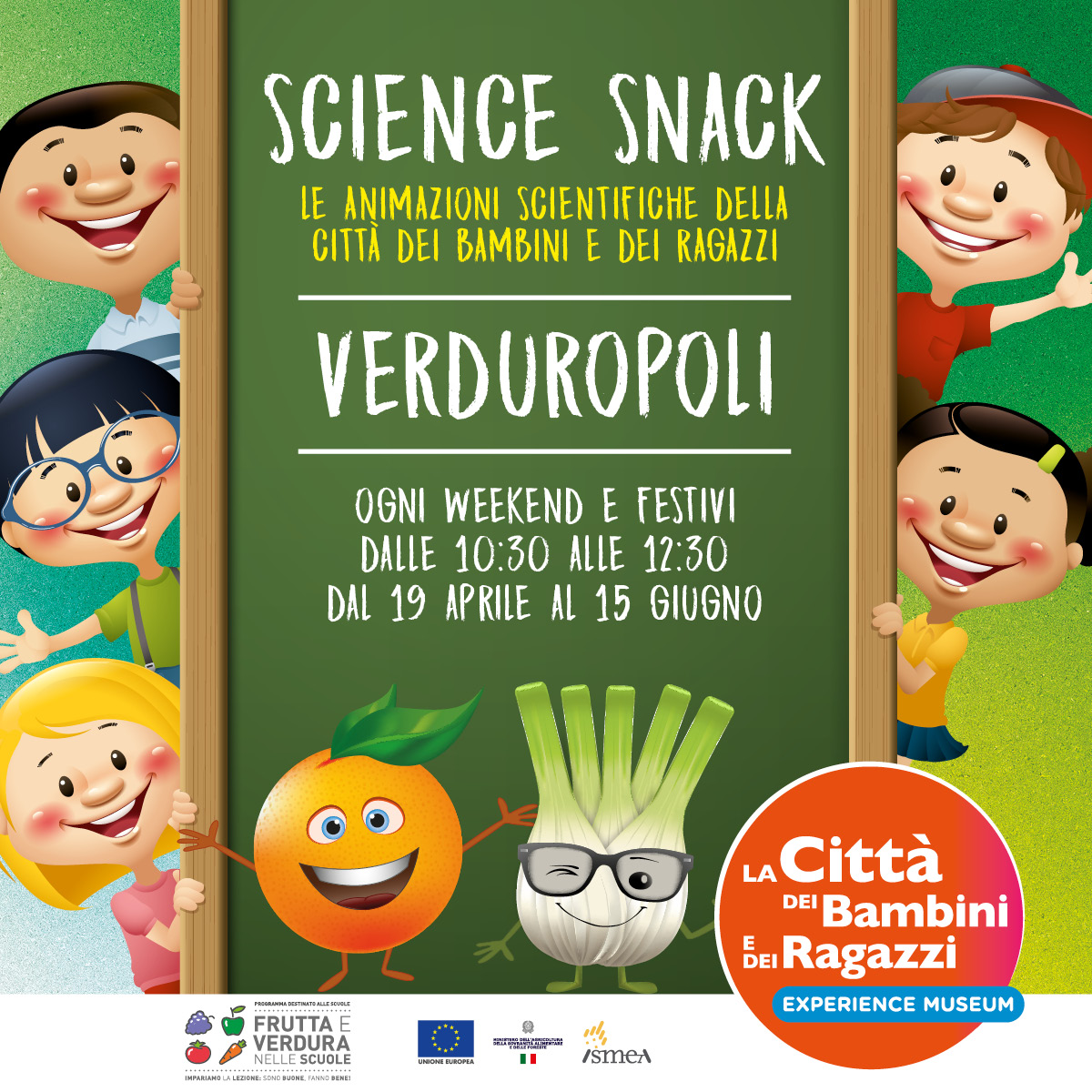 Science Snack - La Città dei Bambini e dei Ragazzi